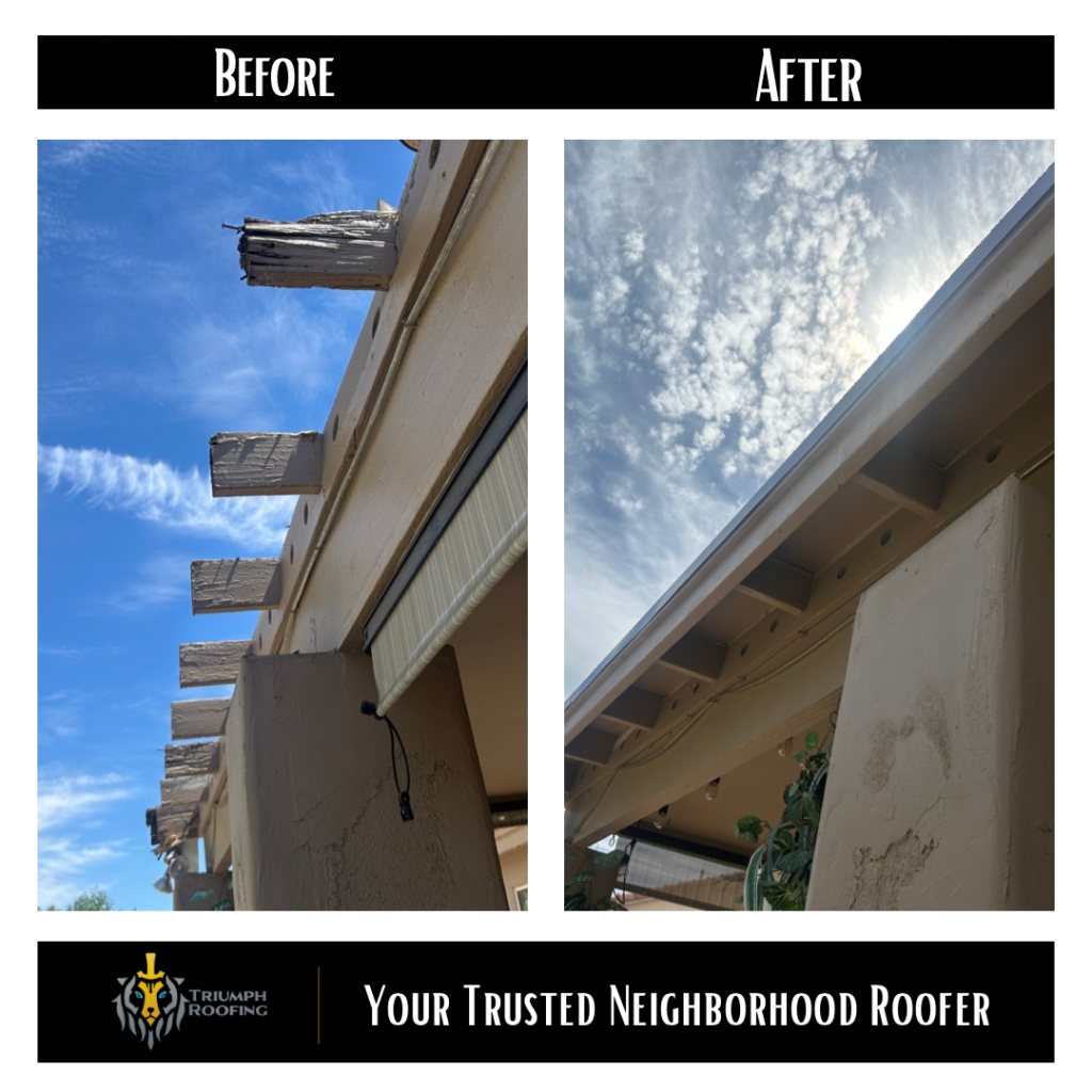 Before & After Pics of roofing projects | Triumph Roofing